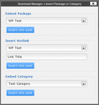 Advanced TinyMCE button Add-on for Download Manager - WordPress Download Manager