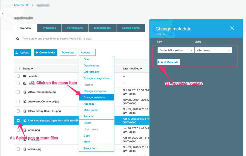 WordPress Amazon S3 Storage Plugin for Download Manager