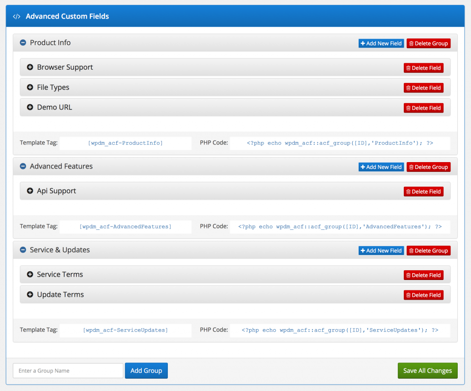 WPDM Advanced Custom Field Add-on - WordPress Download Manager