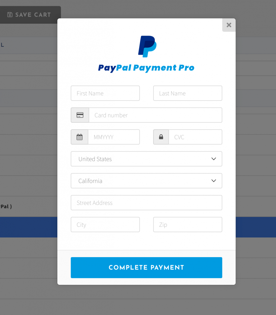 PayPal Payments Pro - WordPress Download Manager