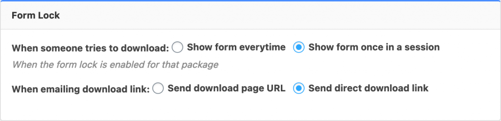 Form Lock - Ask users to fill a form to get access to download - WordPress Download Manager