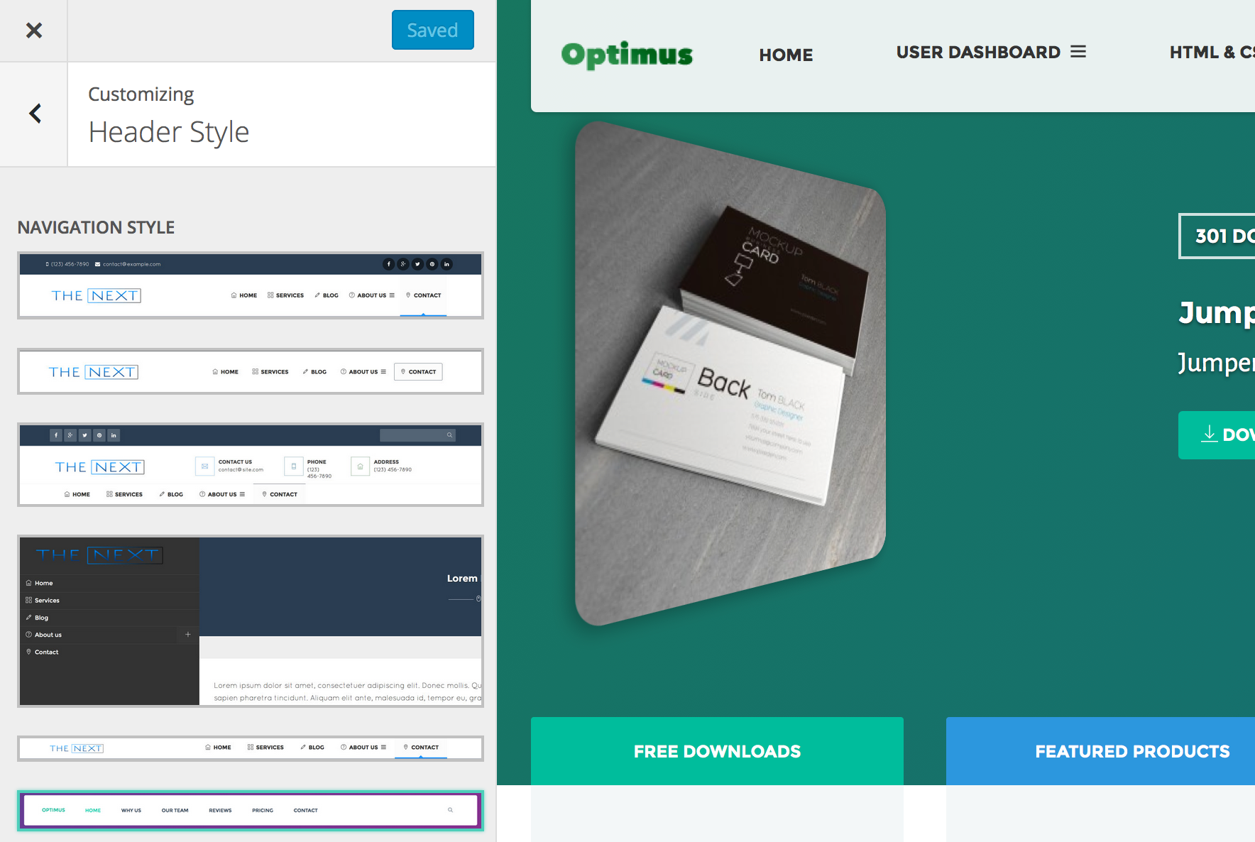Optimus - WordPress Responsive Digital Store Theme