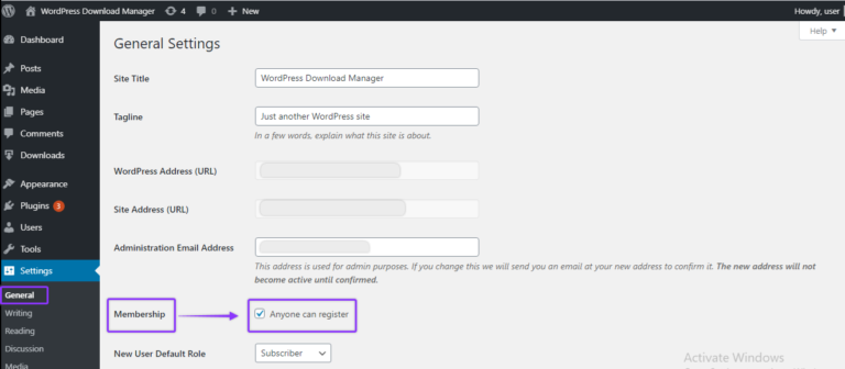 How to Create a WordPress User Registration Form? - WordPress Download ...
