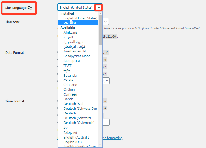 How To Change WordPress Site Language? - WordPress Download Manager