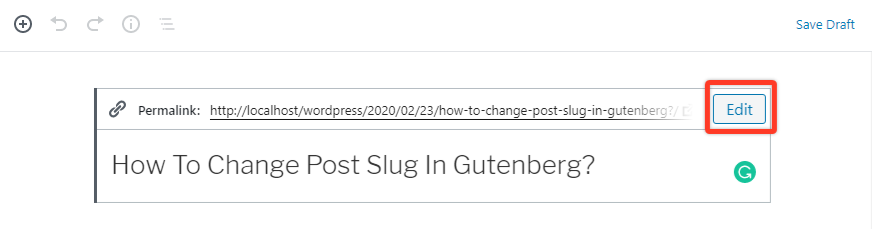 How To Change Post Slug In Gutenberg? - WordPress Download Manager