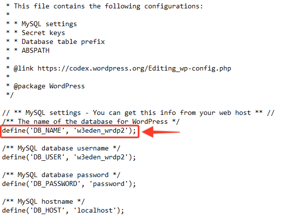 How to Find Out WordPress Database Name? - WordPress Download Manager