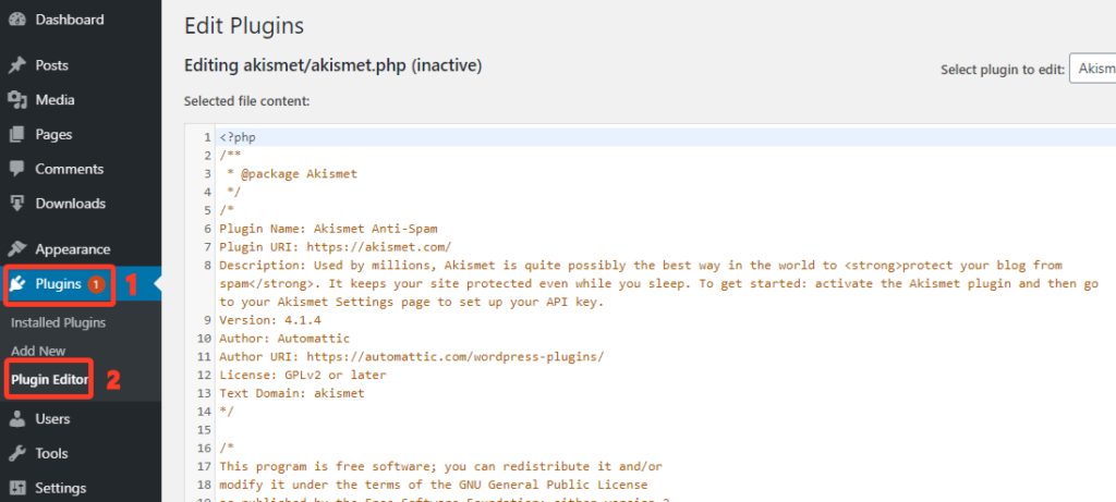 How To Disable Theme And Plugin Editors From Wordpress Admin Panel? - WordPress Download Manager